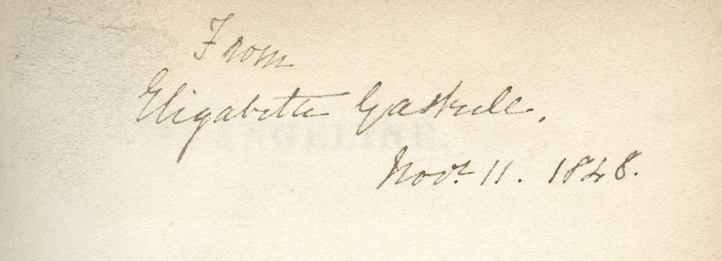Letters and Elizabeth Gaskell - The Gaskell Society